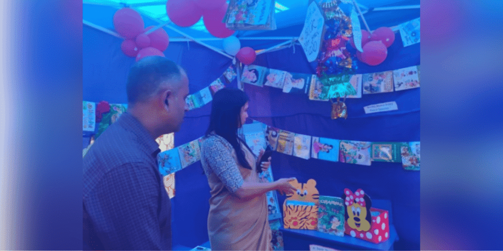 Tent Library Opens At Middle Point School